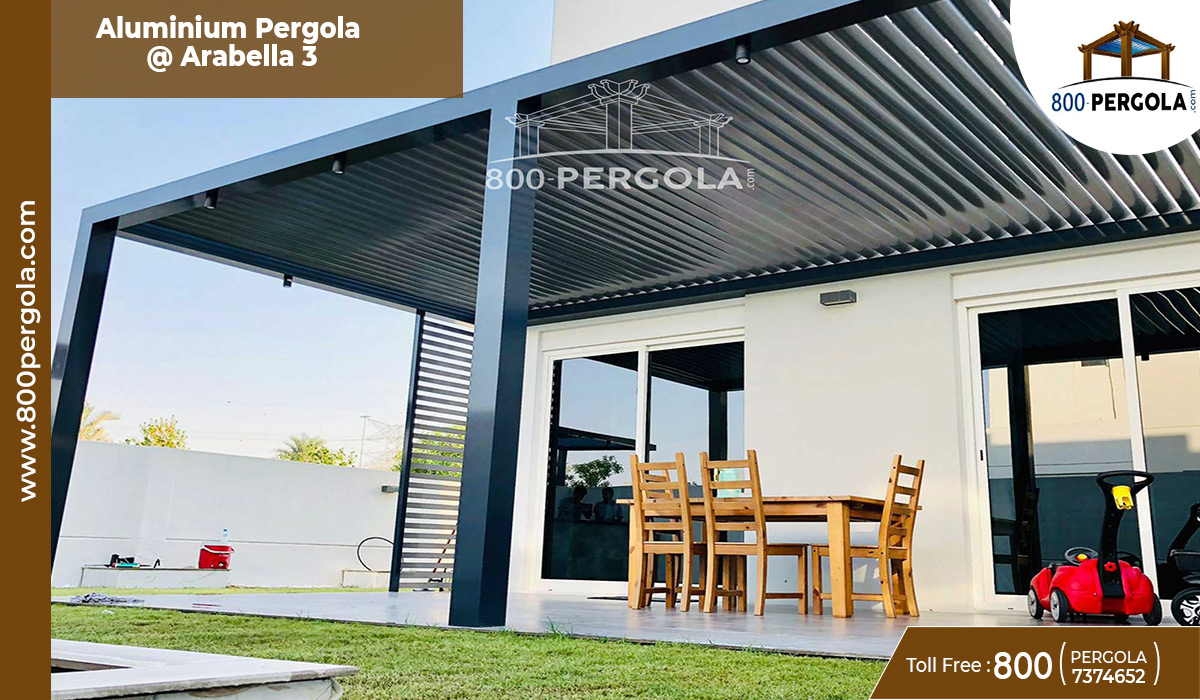 Aluminium pergola | Leading Pergola contractor Dubai