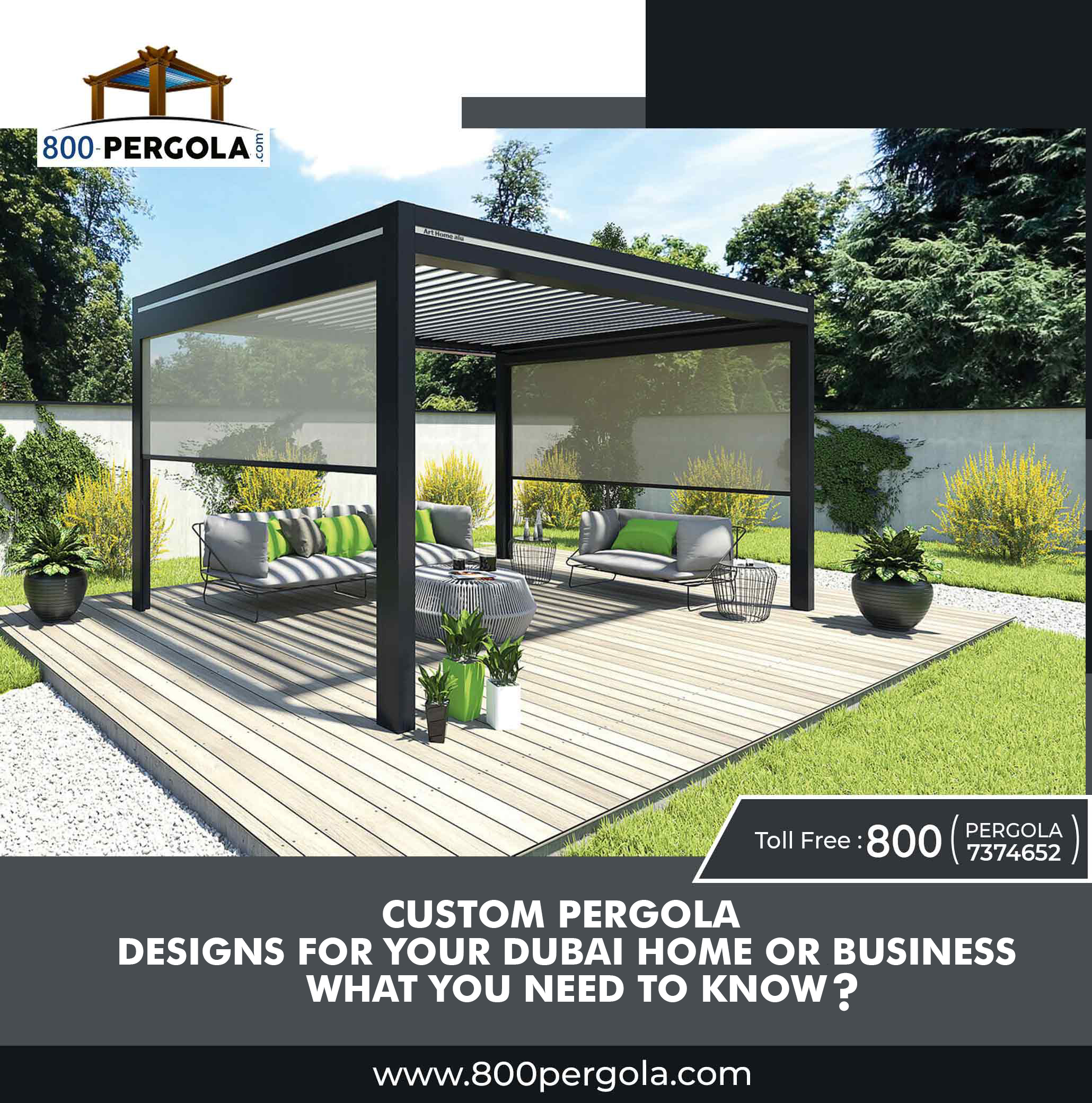 Custom Pergola Designs for Dubai's Home or Business: What You Need to ...