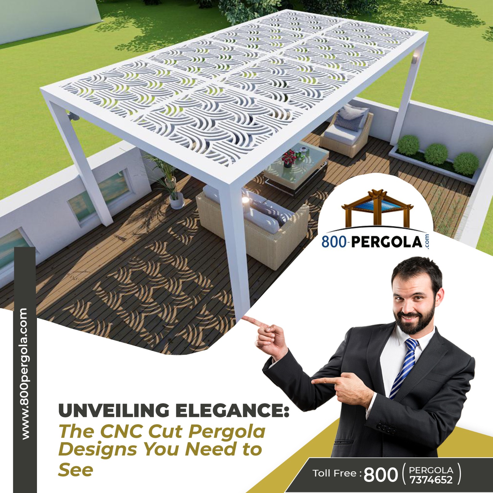 Unveiling Elegance: The CNC Cut Pergola Designs You Need to See