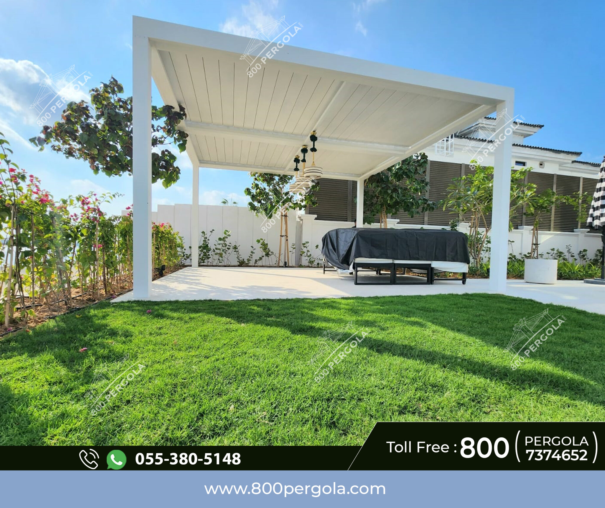 Motorized pergola | Leading Pergola contractor Dubai