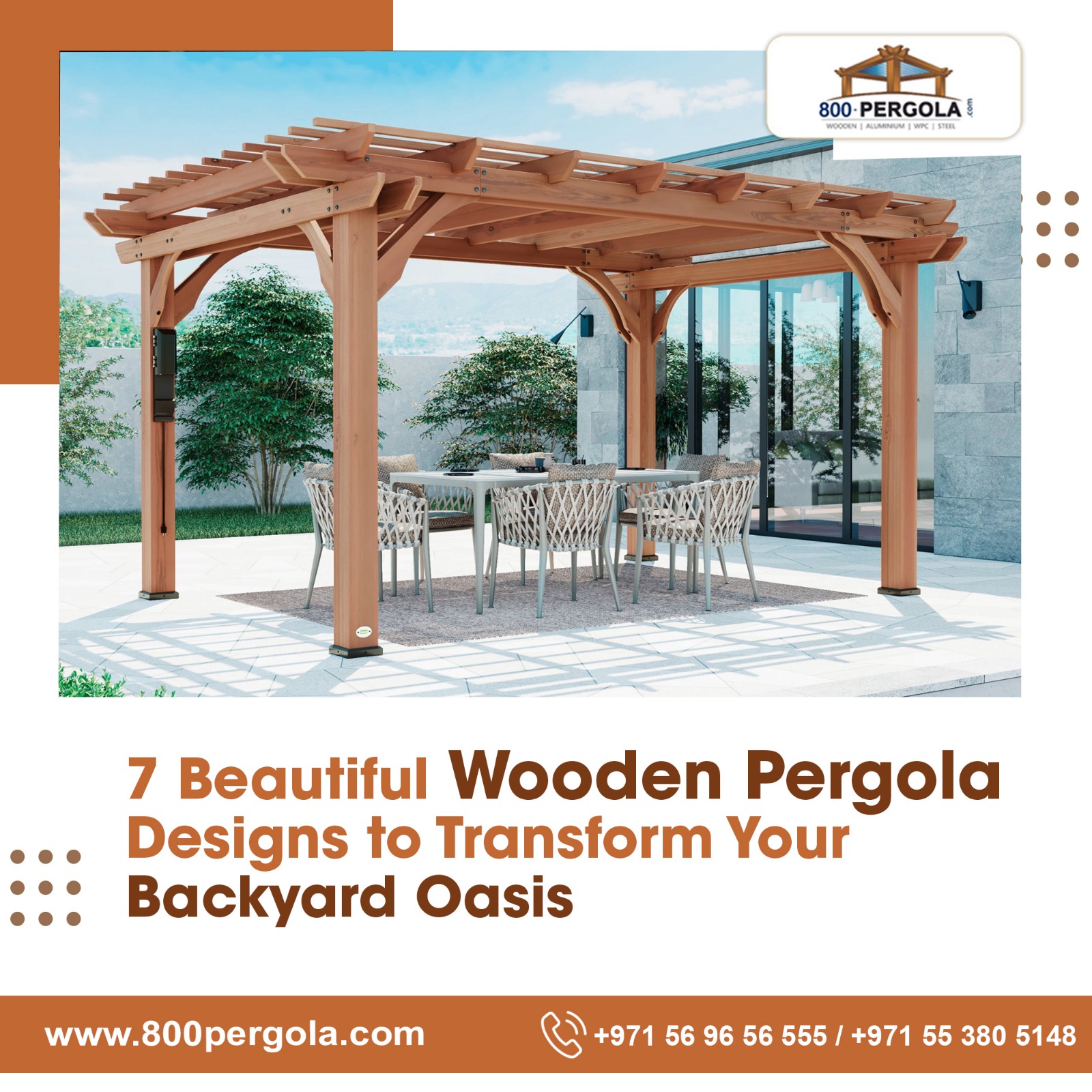 7 Beautiful Wooden Pergola Designs to Transform Your Backyard Oasis
